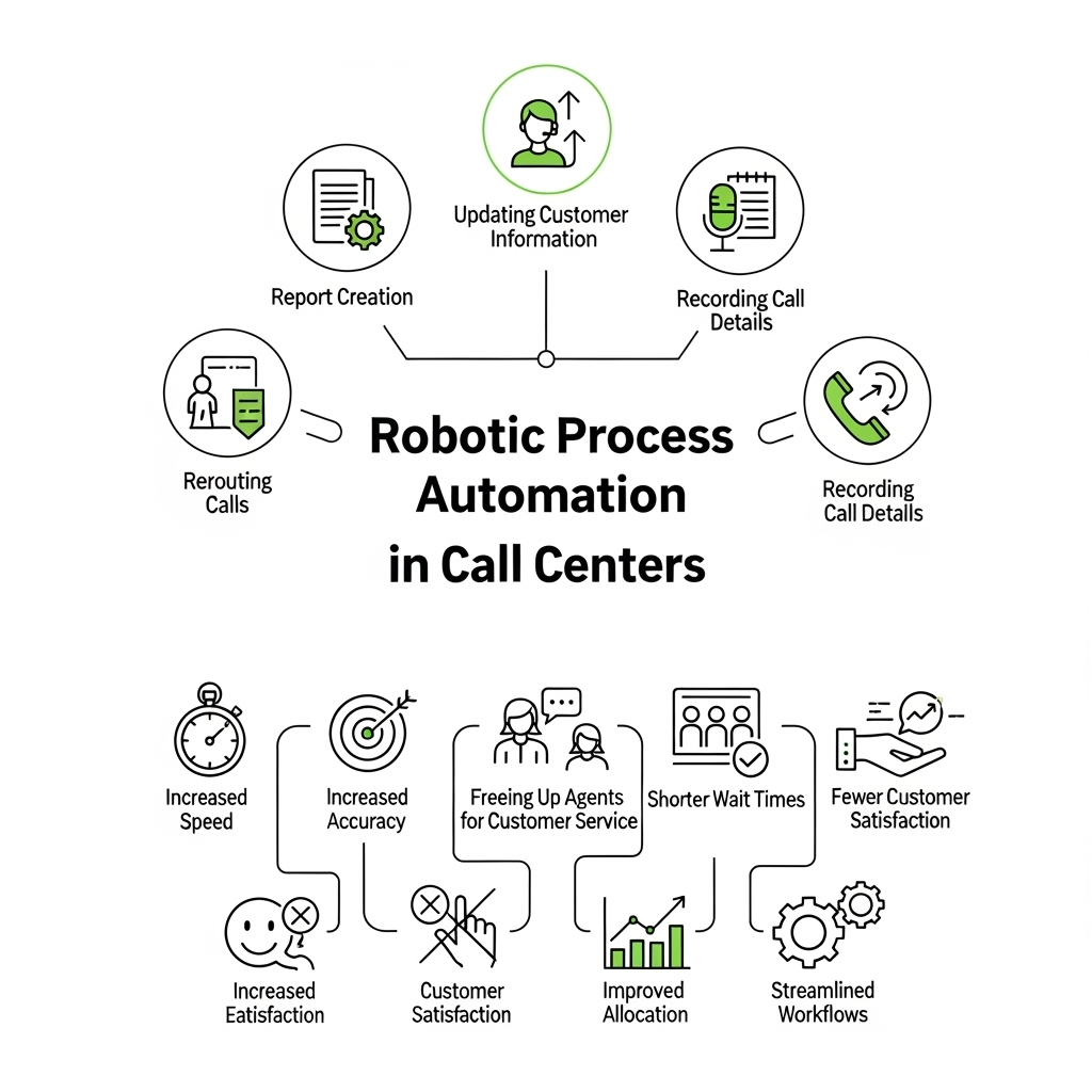 How Robotic Process Automation (RPA) Works in Call Centers
